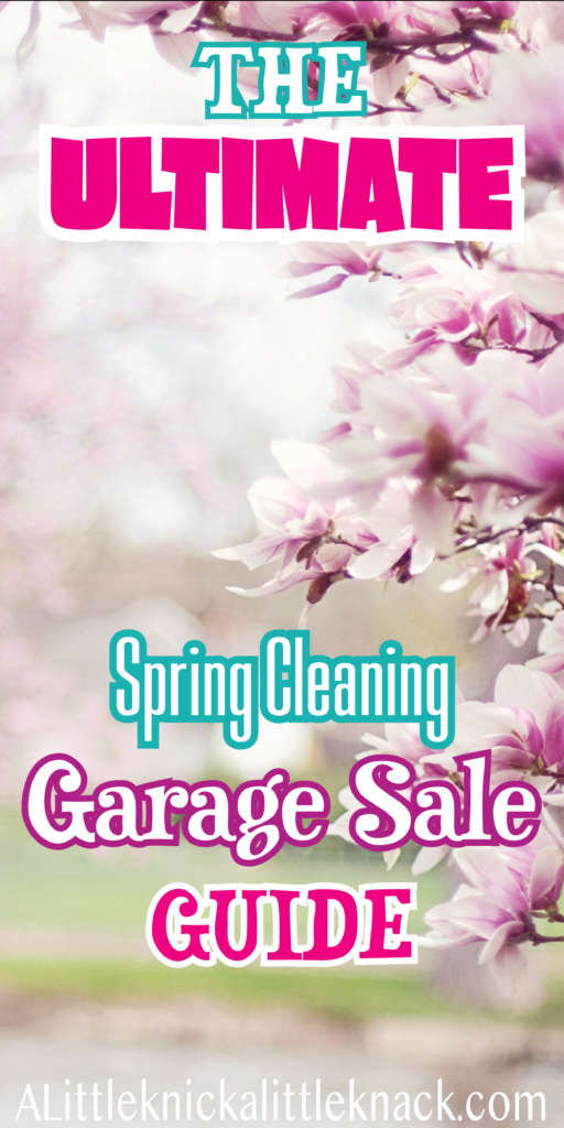 A Guide to a Successful Spring Cleaning Garage Sale - A Little Knick a ...